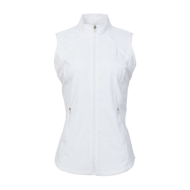 Wind Jacket with Removable Sleeves White – Jofit