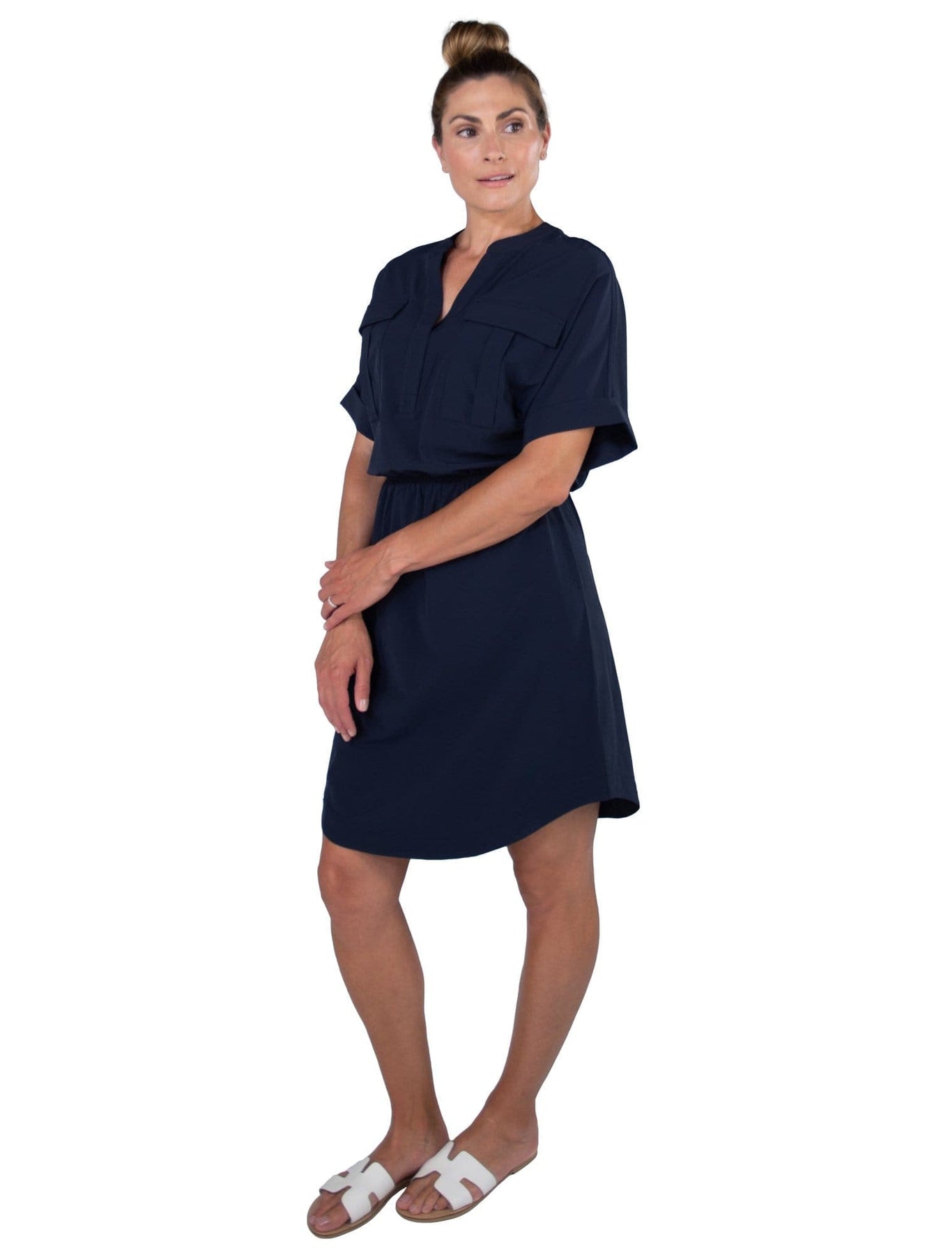Women's Short Sleeve Utility Dress | Jofit