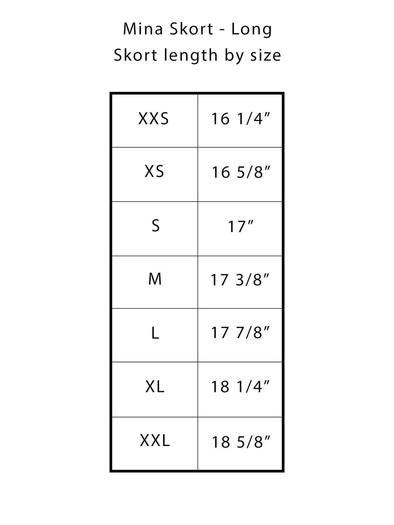 Mina Skort 17" – Jofit